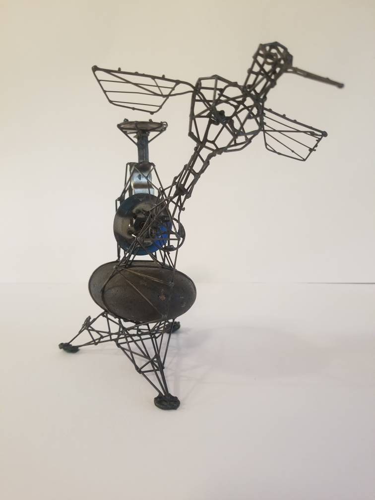 Joe Police Original Vintage Midcentury Kinetic Automaton Sculpture in ...