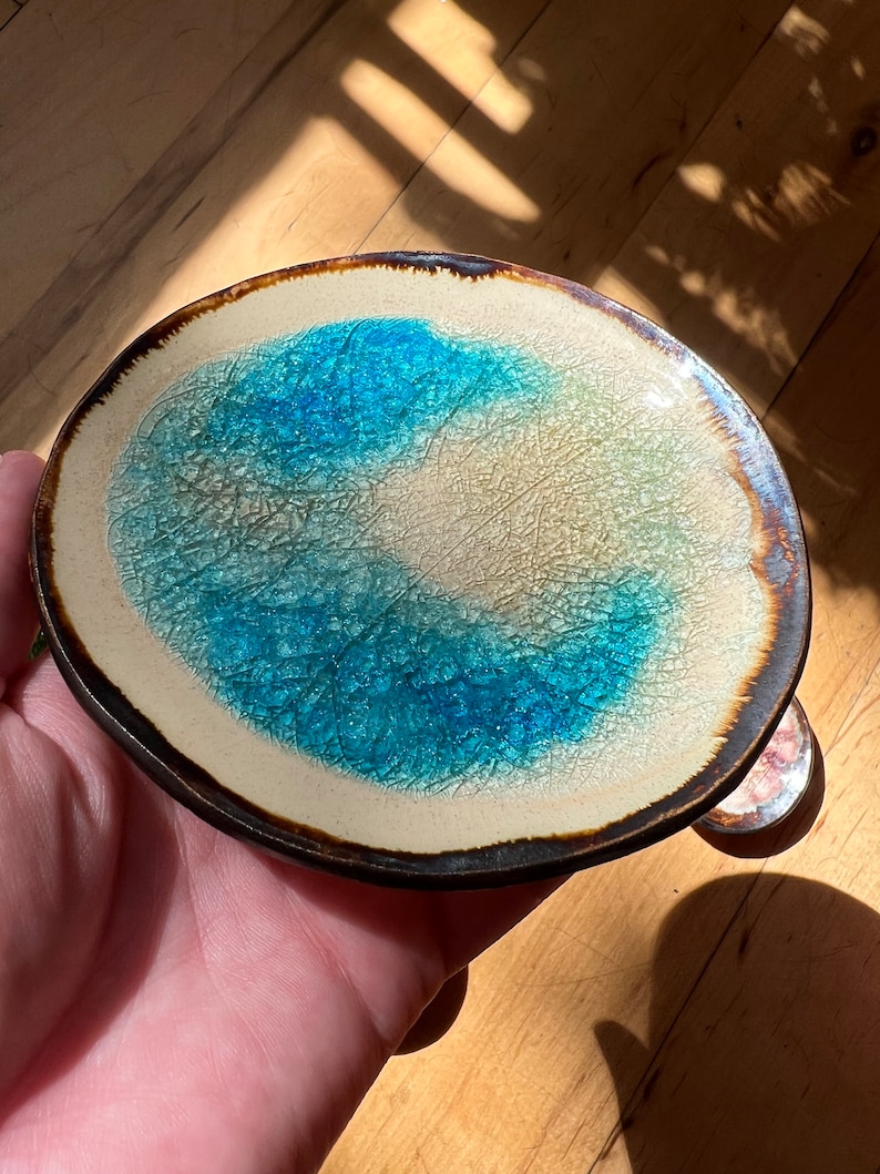 Mosaic Glass Dish: Handmade Ceramic Dish - Etsy