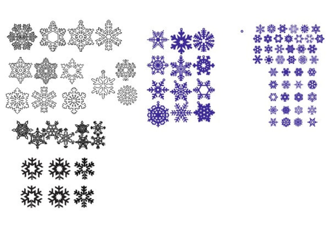 Snowflakes, Snowflakes Cdr, This Cnc Files, DXF, CDR, Dxf Files for Cnc ...