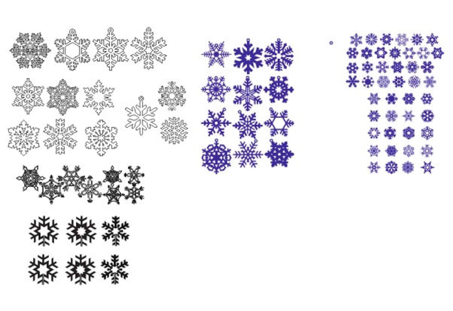 Snowflakes, Snowflakes Cdr, This Cnc Files, DXF, CDR, Dxf Files for Cnc ...