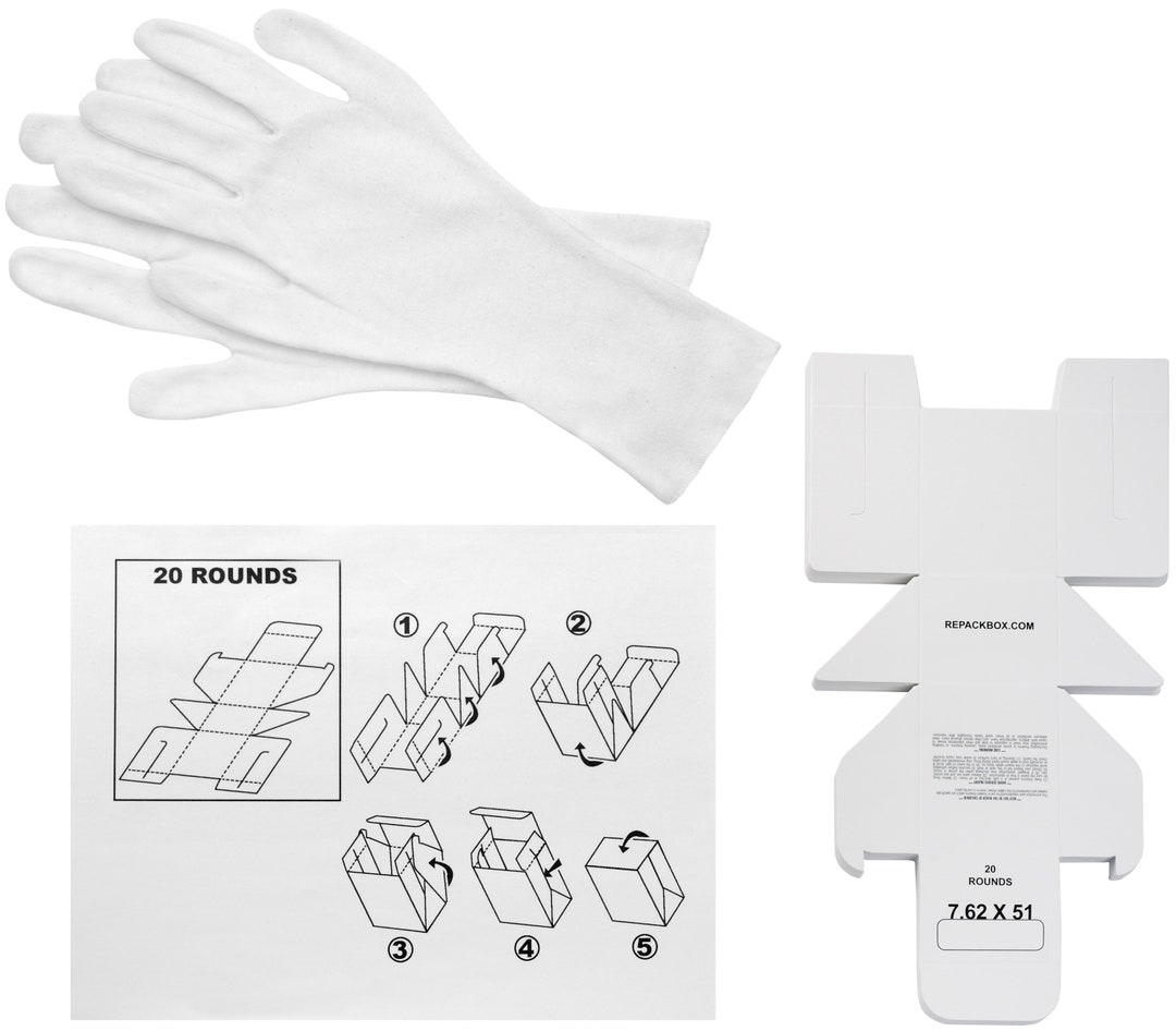 REPACKBOX 100 Boxes Military Cardboard 7.62 X 51 Ammo Box Holds 20 ...