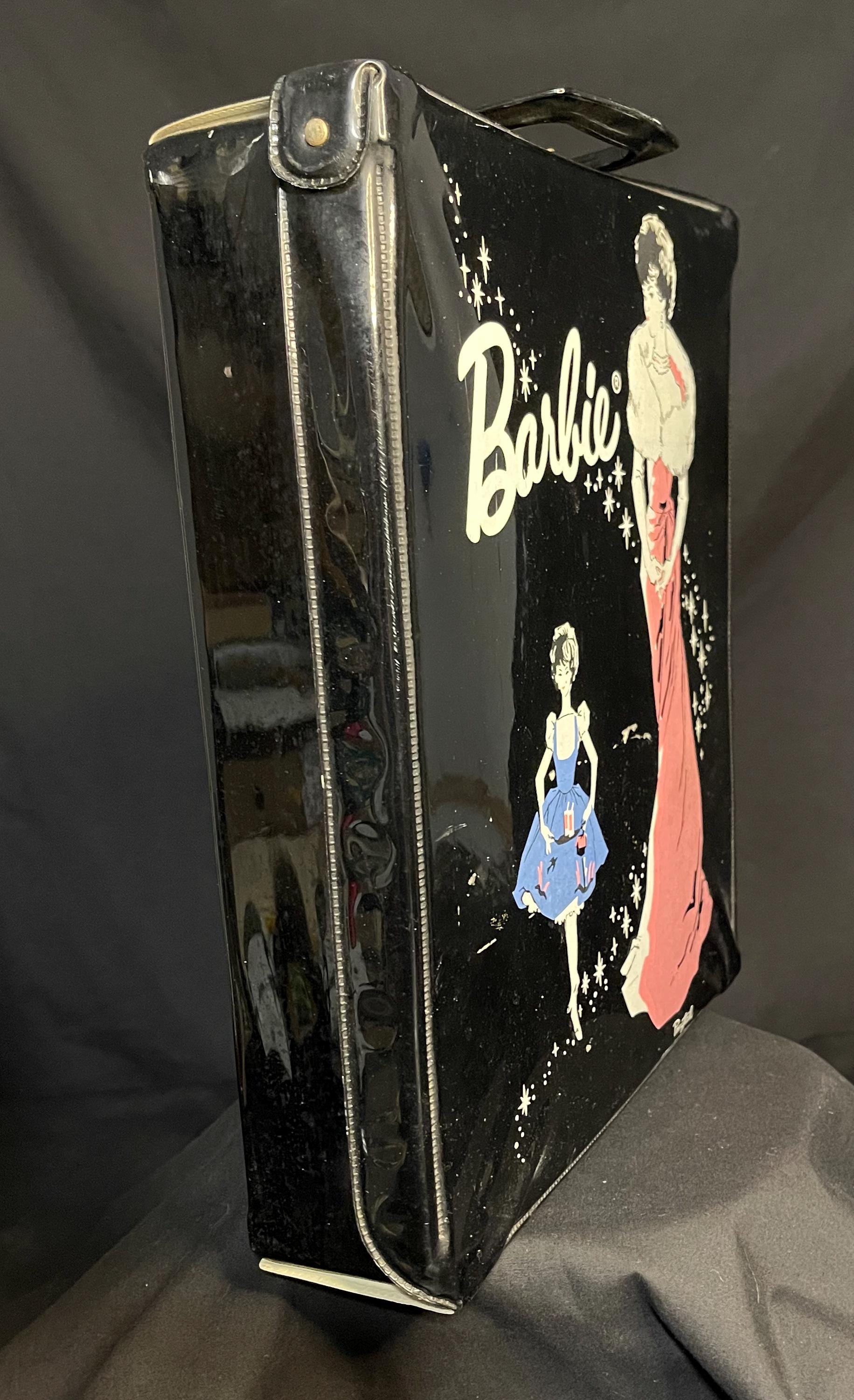 1964 Mattel Black Barbie Wardrobe Case With Midge Doll & Vintage ...