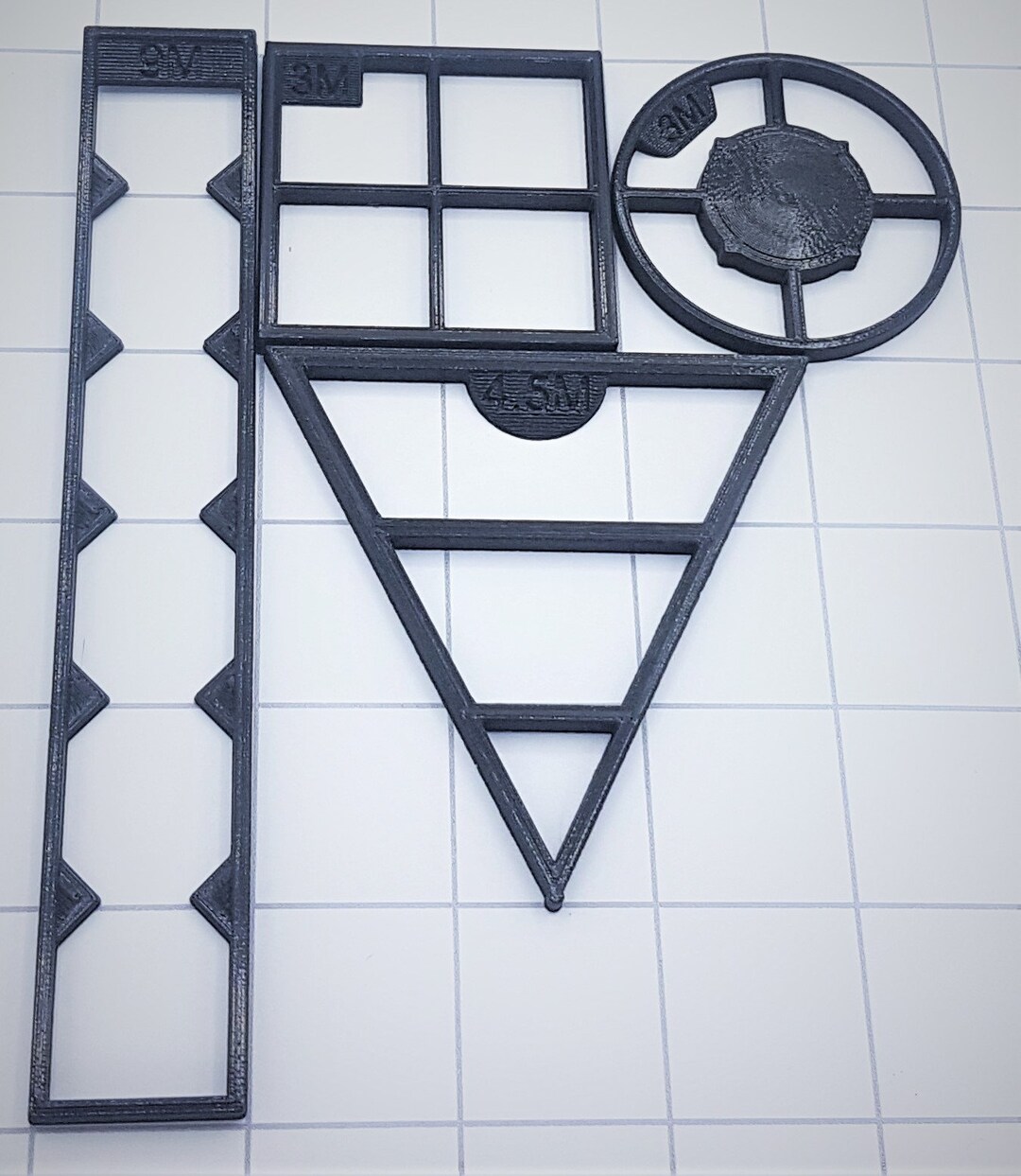 Area of Effect (aoe) Spell Templates (dnd) - 25+ Colours - Metric (M ...