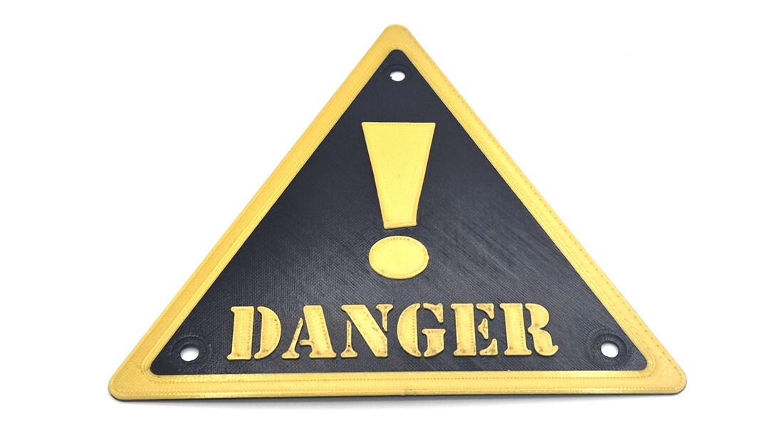 Danger! Sign - Bold Warning Sign for Safety, Home, Office or Industrial ...