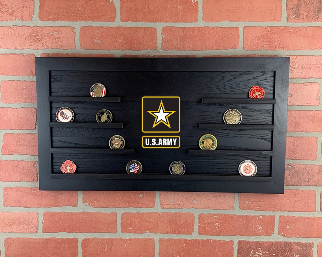 U.S. ARMY FRAMED 3D Wood Military Challenge Coin Display - Etsy