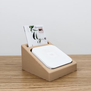 Square Dock and Business Card Holder, Market Stall Display, Square Card ...