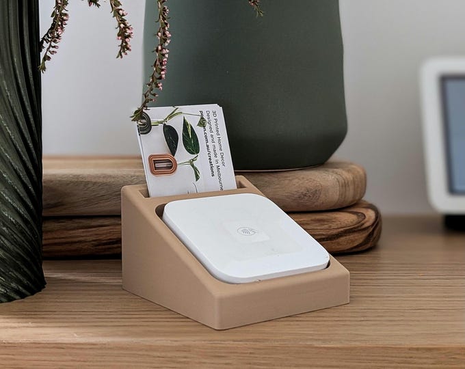 Square Dock and Business Card Holder, Market Stall Display, Square Card ...