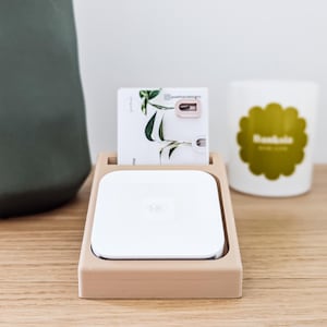 Square Dock and Business Card Holder, Market Stall Display, Square Card ...