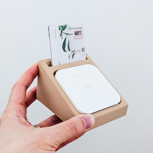 Square Dock and Business Card Holder, Market Stall Display, Square Card ...