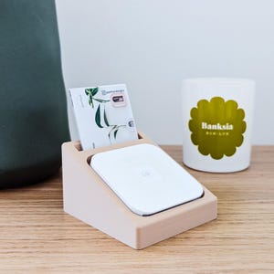 Square Dock and Business Card Holder, Market Stall Display, Square Card ...