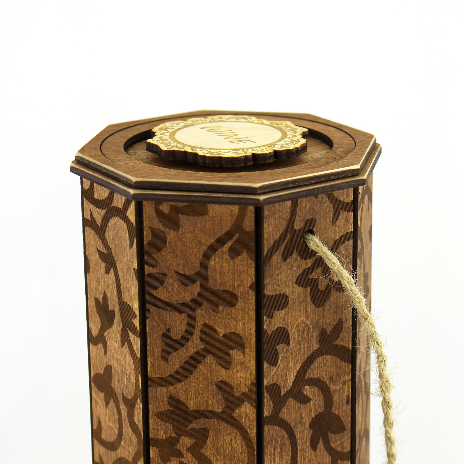 Wine Box. Laser Cut File. Cdr Dxf Ai Svg Files. Instant | Etsy