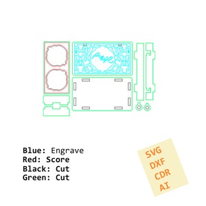 Wooden Ring Box. Laser File. Cdr, Dxf, Ai, Svg Files. Instant Download ...