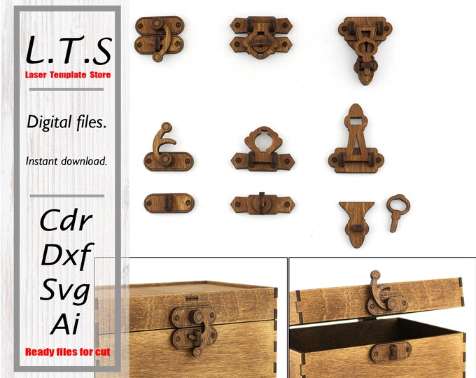 High Quality 25mmx20mm Lock Latch Small Box Hardware Jewelry Box Latch ...