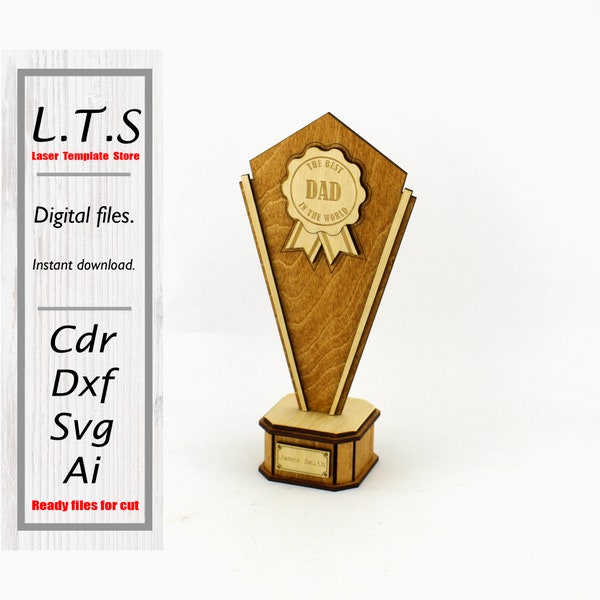 Award Trophy Svg - Etsy