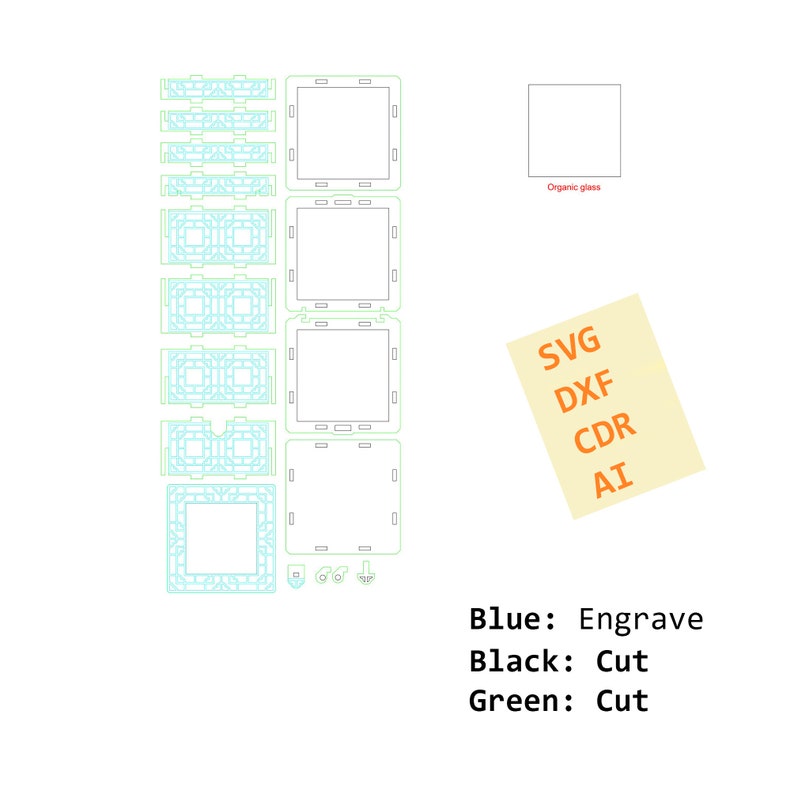 Watch Box. Laser Cut File. Cdr Dxf Ai Svg Files. Instant | Etsy