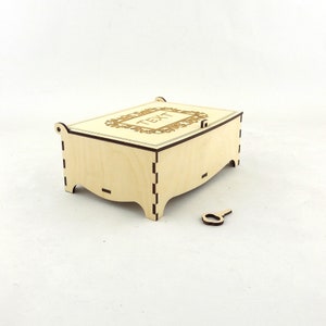 Buy Wooden Box. Laser Cut File. Cdr, Dxf, Ai, Svg. Instant Download ...