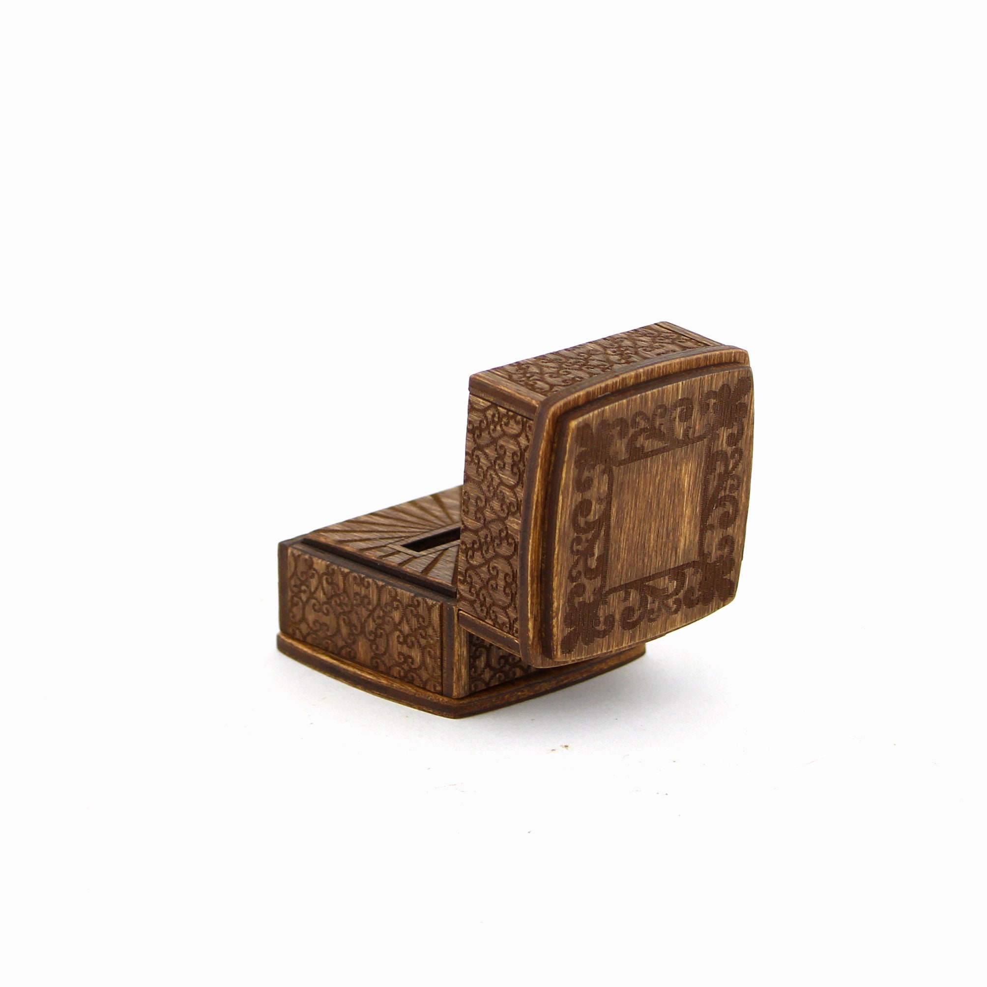 Wooden Ring Box. Laser Cut File. Cdr Dxf Ai Svg Files. - Etsy UK