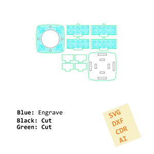 Wooden Candle Holder. Laser Cut File. Cdr, Dxf, Ai, Svg Files. Instant ...