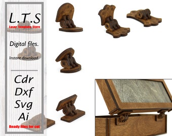 Wooden Box. Laser Cut File. Cdr,dxf,ai,svg.instant Download, Cnc Files ...