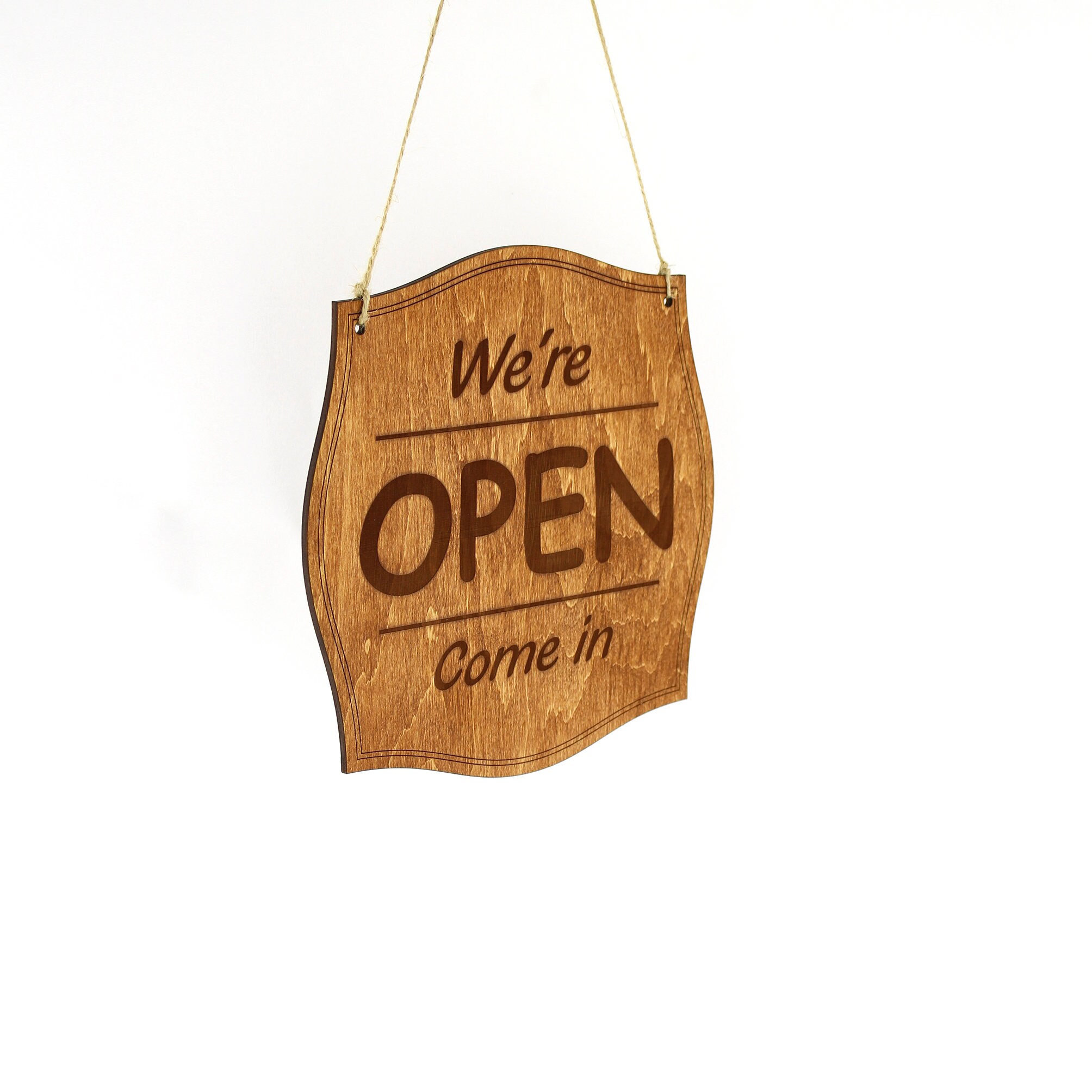 Open-close Signboard. Laser Cut File. Cdr Dxf Ai Svg Files. - Etsy