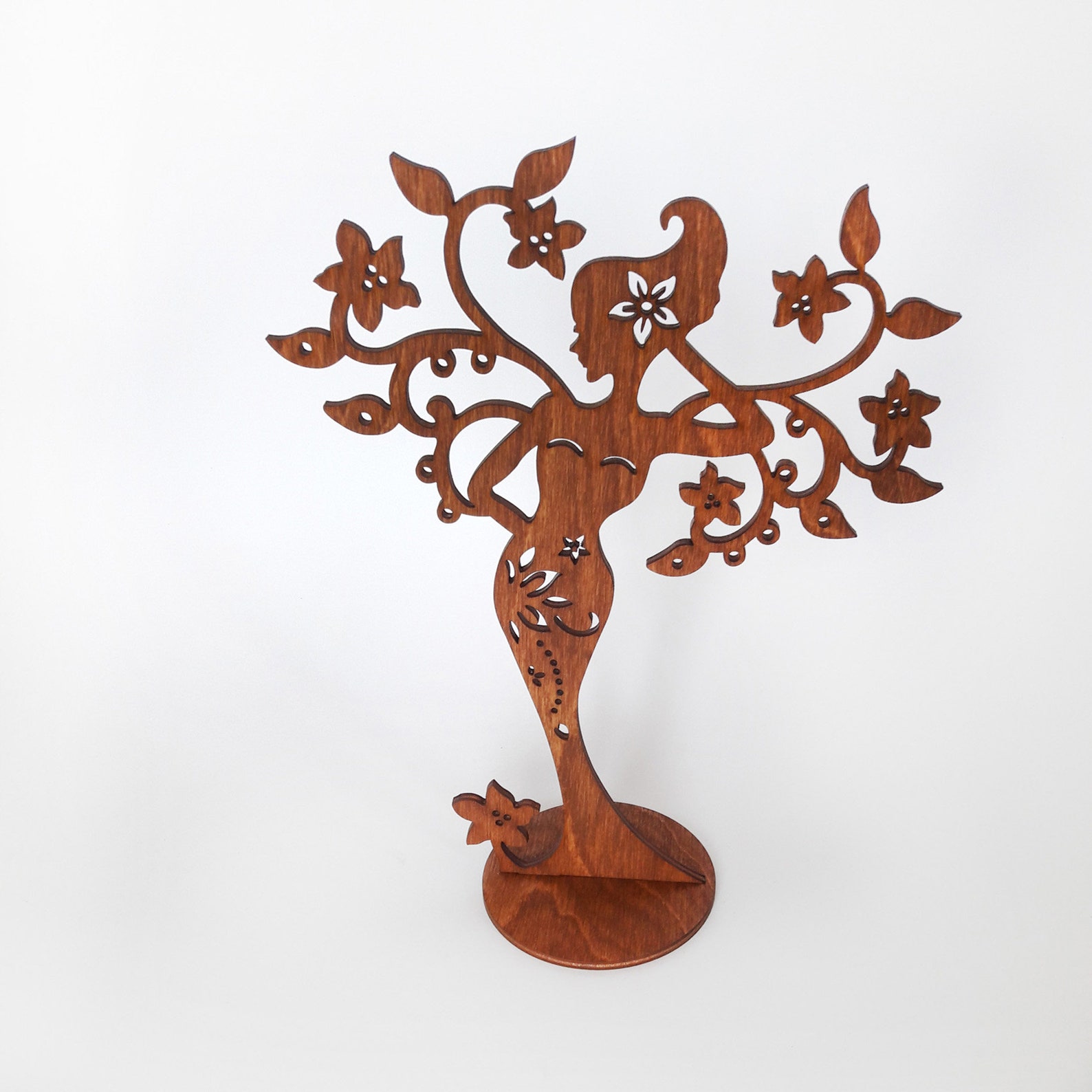 Earrings Holder. Laser Cut File. Cdrdxfsvgai.instant | Etsy