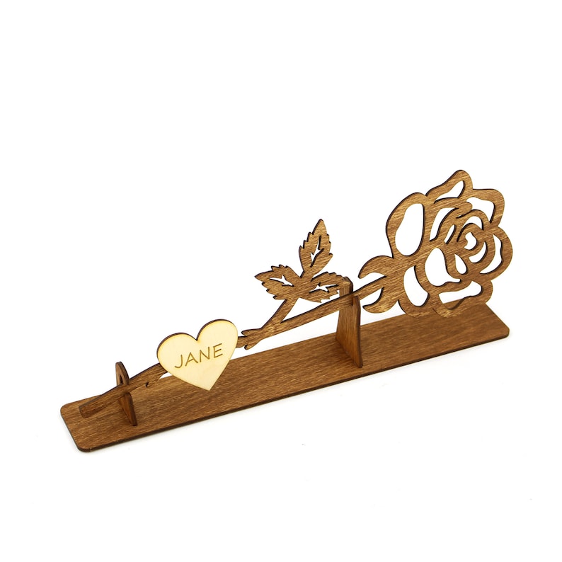 Wooden Rose Laser Cut File Cdr Dxf Ai Svg Files Instant Etsy