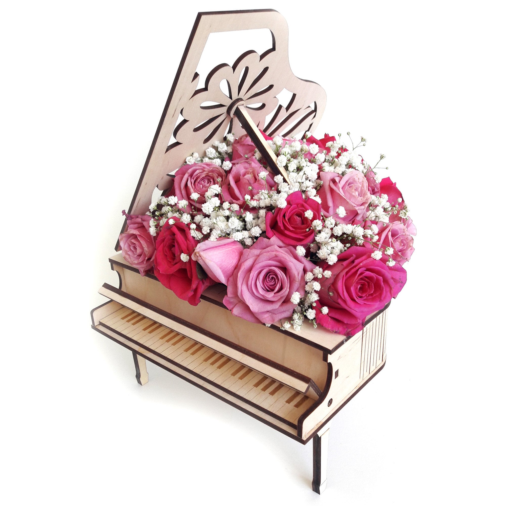 Wooden Royal-box for Flowers Sweets and Other Uses. Laser Cut - Etsy