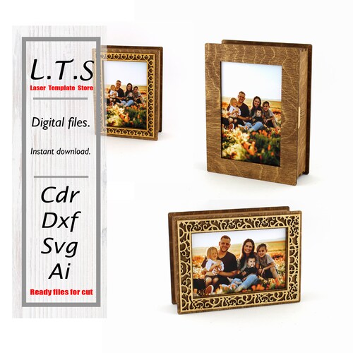 Wooden Photo Frame cottage. Laser Cut File. - Etsy