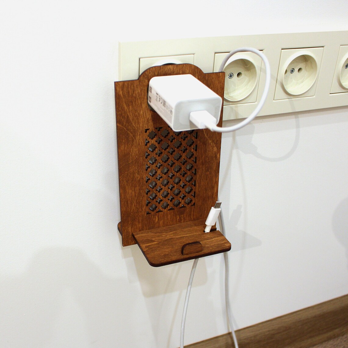 Phone Holder. Stand for Charging. Laser Cut File. Laser Ready | Etsy