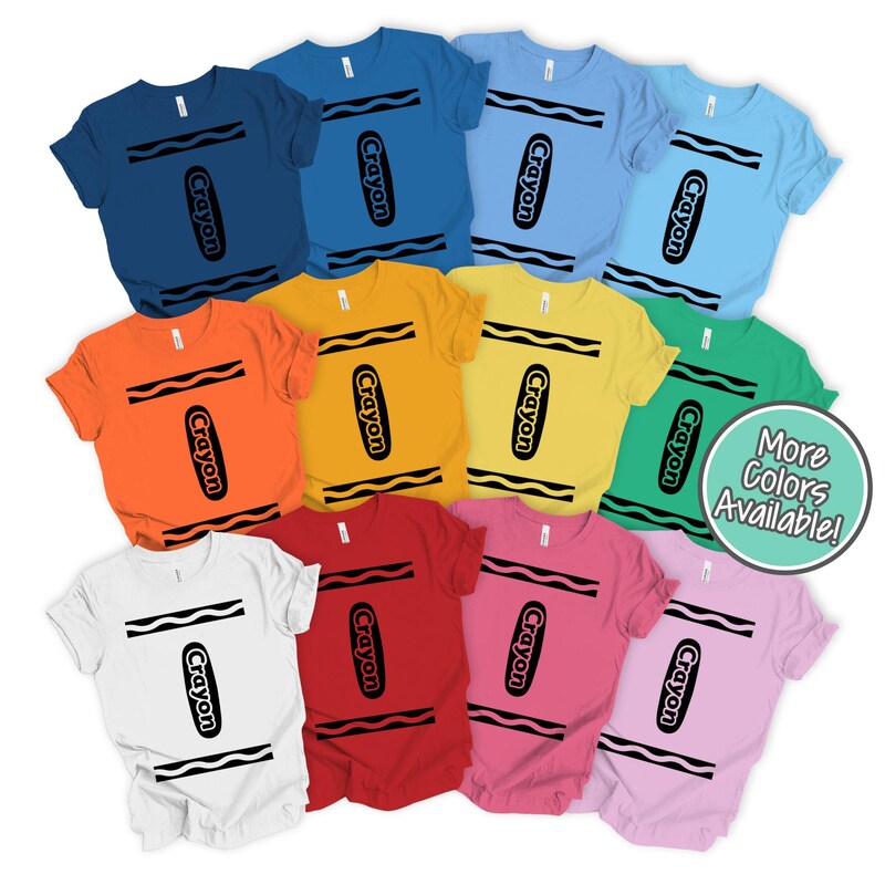 Crayon Costume Shirt - Etsy