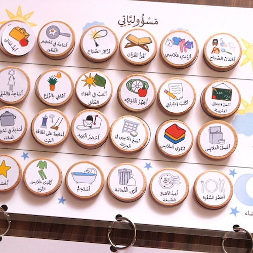 Quranic Words Nomenclature Arabic Literacy 3 Part Cards | Etsy