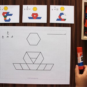 L2 Tangram Arabic Letter Forms- Printable-preschool Worksheet ...