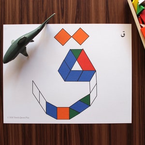 L1 Tangram Pattern Arabic Letters- Literacy -learning Alphabet ...