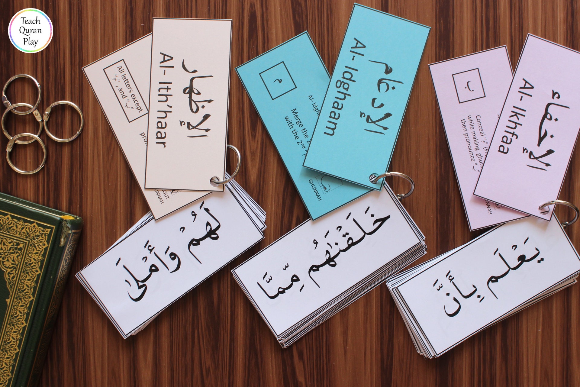 Meem- Tajweed Rules Flashcards Digital- Quran Activities- Ahkaam ...