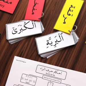 Tajweed Flashcards for Ra | Heavy & Light Rules | Quran Activity ...