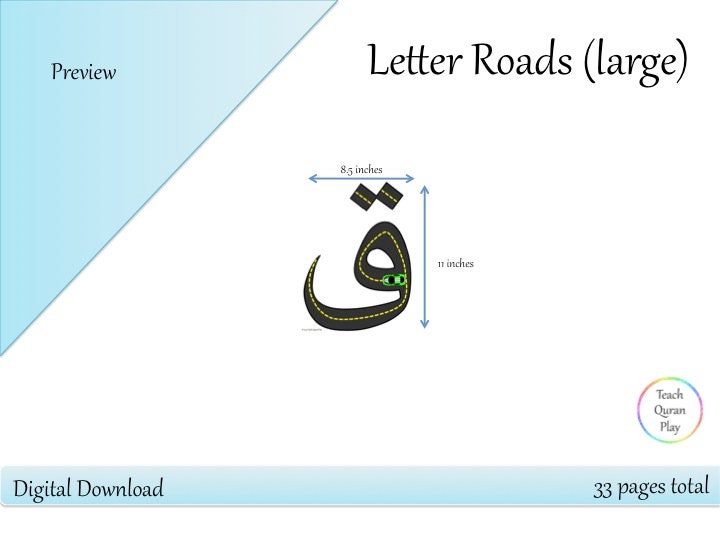 L1 Alphabet Roads Learning Alphabet Formation-Arabic | Etsy