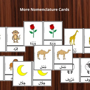 Quranic Words- Nomenclature- Arabic Literacy- 3 Part Cards- Montessori ...