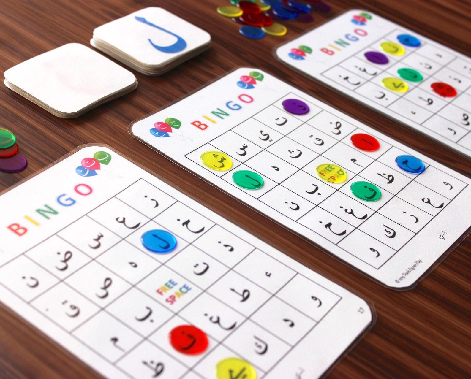 L1 Bingo Cards Arabic Learning Alphabet-arabic - Etsy Canada