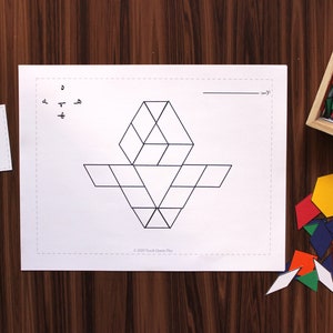 L2 Tangram Arabic Letter Forms- Printable-preschool Worksheet ...