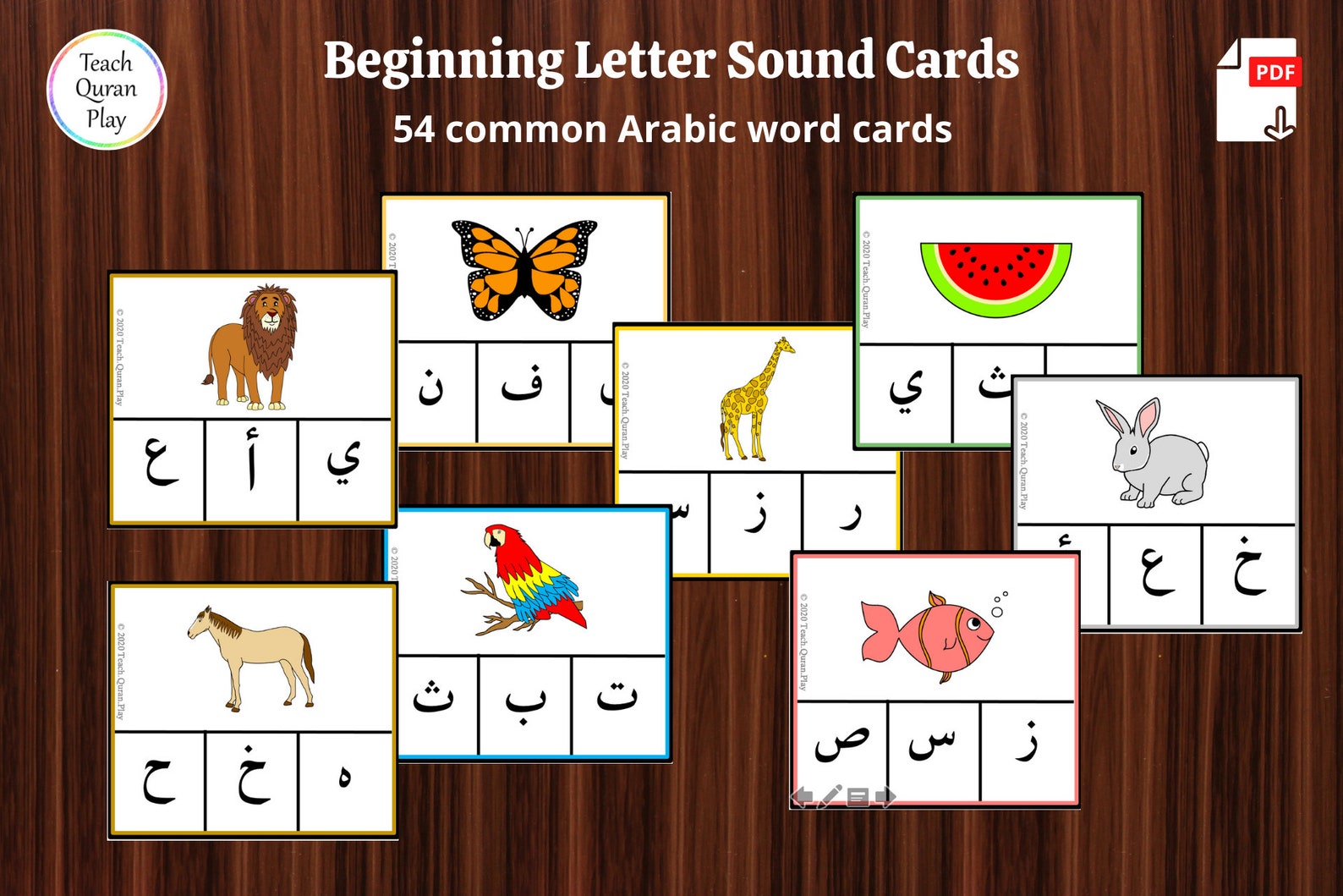 Beginning Letter Sounds- Phonemes- Arabic- Learning Alphabet- Printable ...