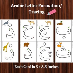 L1 Arabic Letter Tracing- Letter Form- Vocabulary- Muslim- Arabic ...