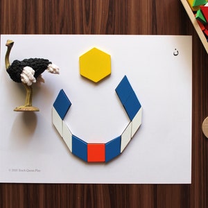 L1 Tangram Pattern Arabic Letters- Literacy -learning Alphabet ...