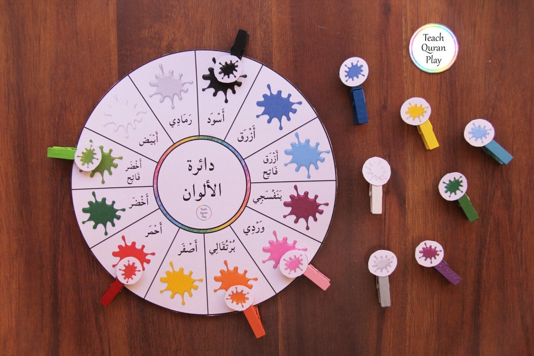 Color Wheel- 3 Part Flashcards- ------DIGITAL PDF - Etsy