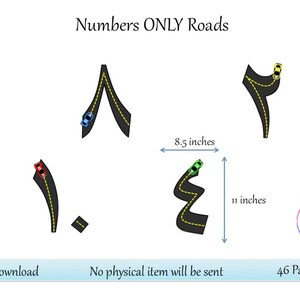 Number Roads- Arabic Numbers- Digital Download- Muslim- Arabi ...