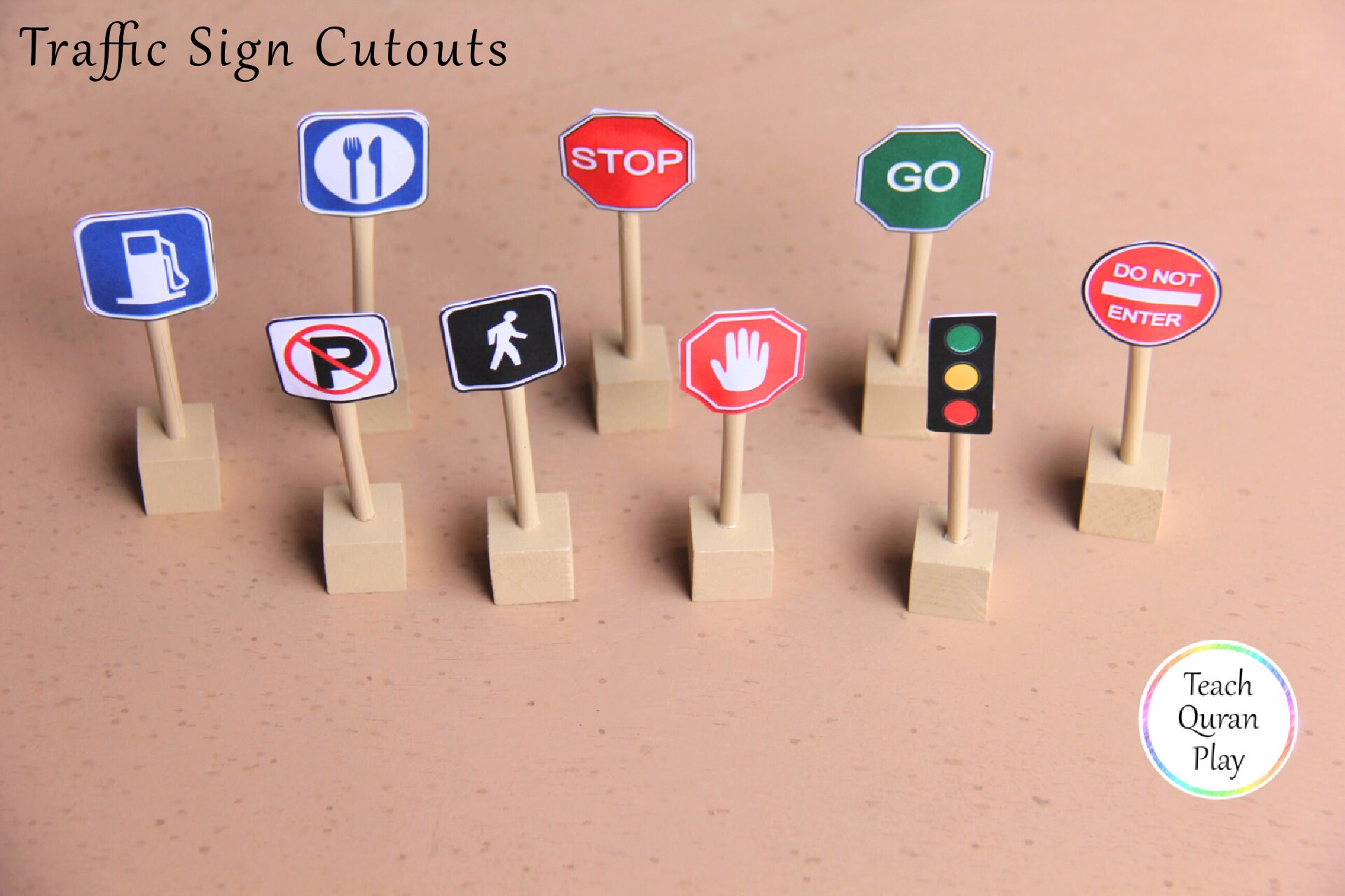 Number Roads- Arabic Numbers- Digital Download- Muslim- Arabi ...