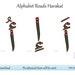 L4 Harakat Alphabet Roads-learning Alphabet Sounds-arabic Printable ...