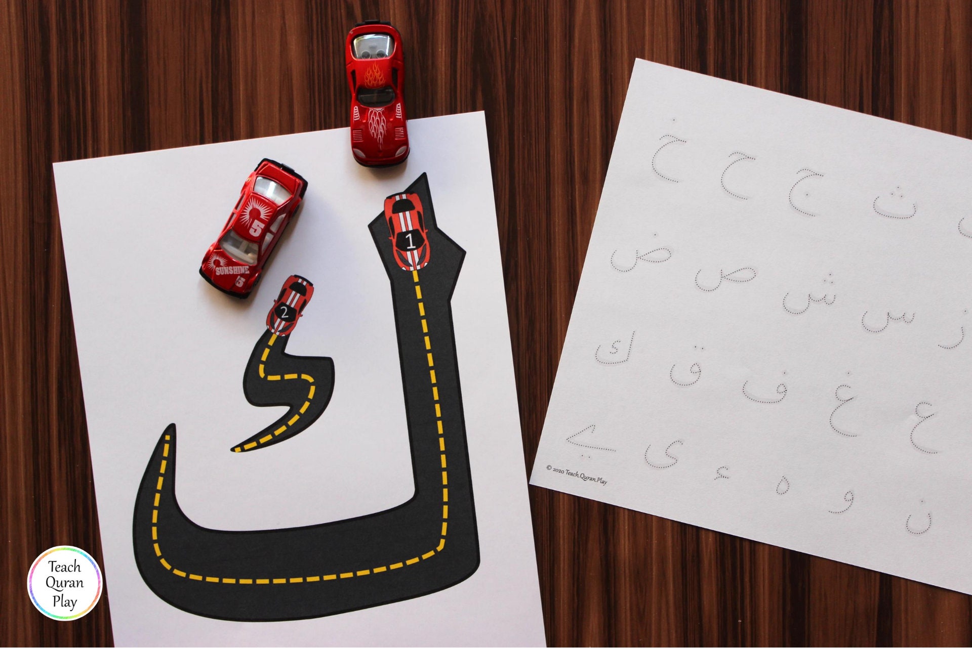 L1 Alphabet Roads Learning Alphabet Formation-Arabic | Etsy