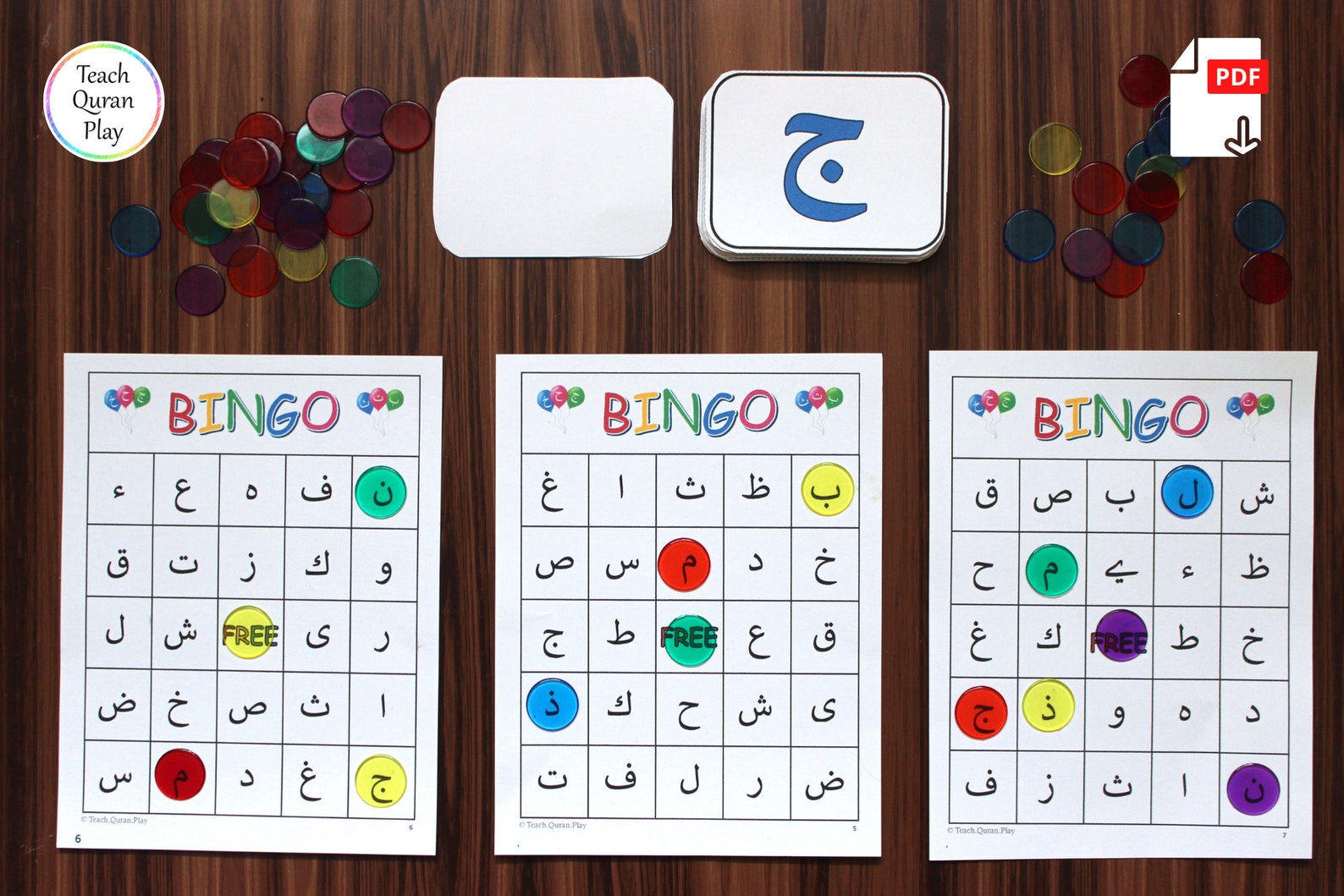 L1 Bingo Cards Arabic Learning Alphabet-arabic - Etsy