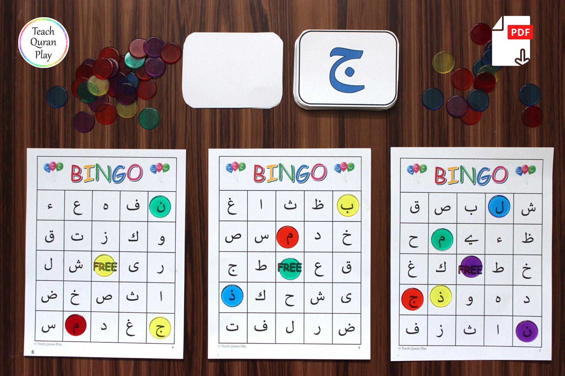 L1 Bingo Cards Arabic Learning Alphabet-arabic - Etsy