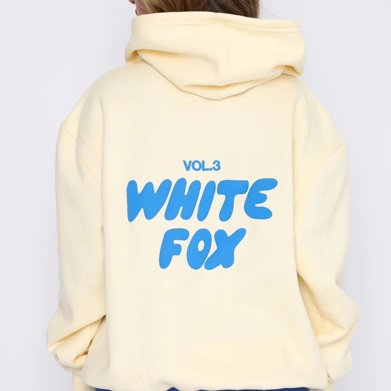 White Fox Jumper - Etsy Australia